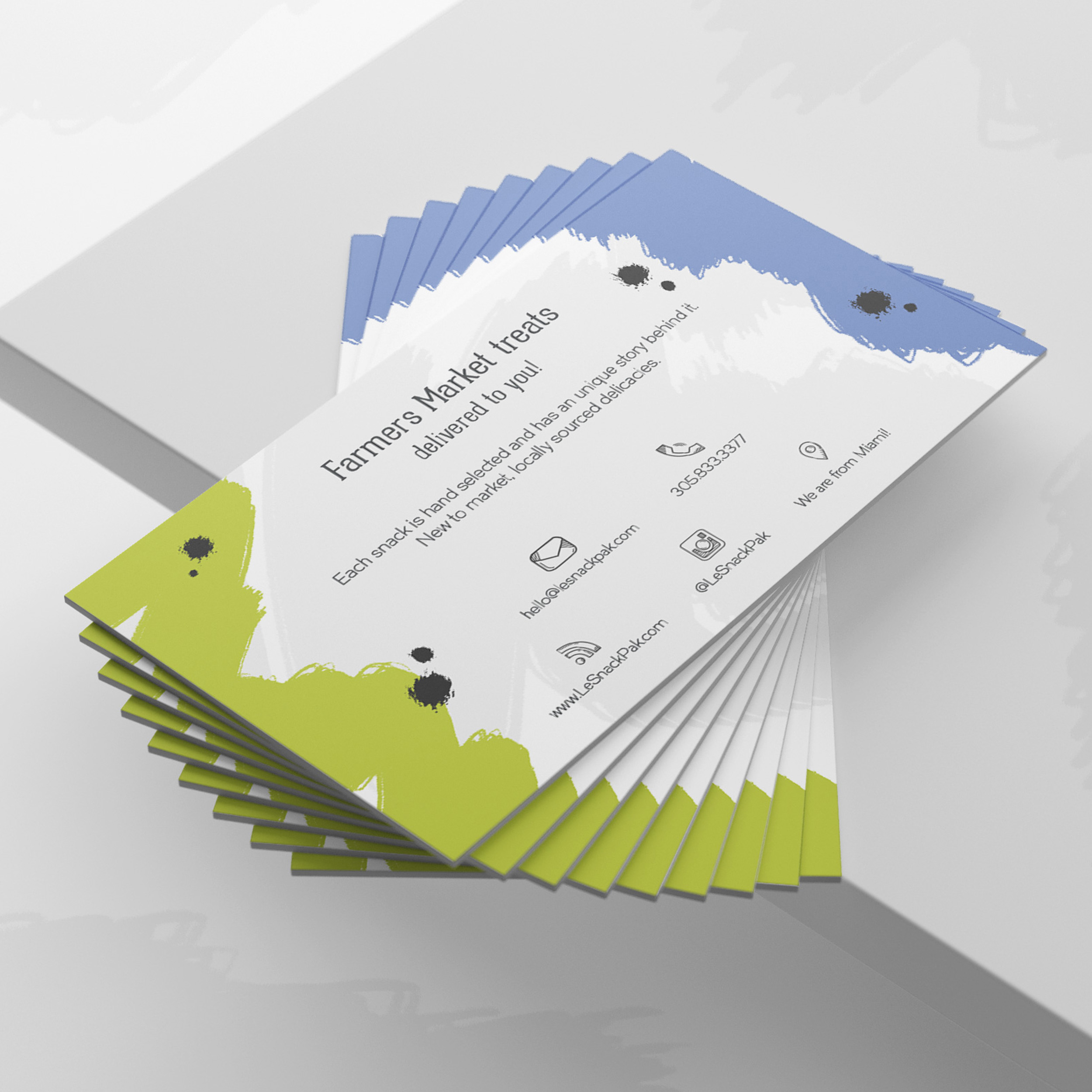 Le Snack Pak Product Business Card - World's No.1 Business Card Directory